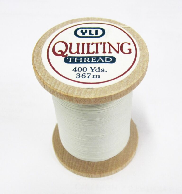 YLI Cotton Thread - White - Polly's Beads