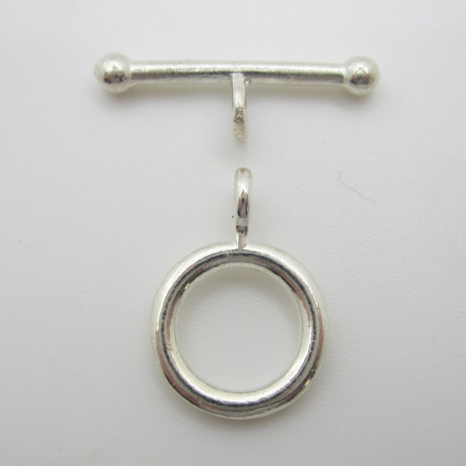 Toggle Clasp Plain Nickle - Polly's Beads